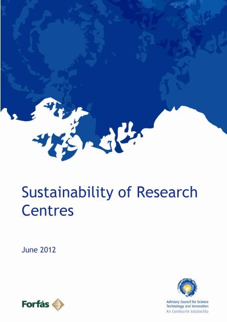 Sustainability of Research Centres - Advisory Science Council