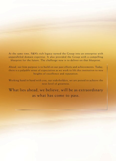 Introduction - Fraser and Neave Limited