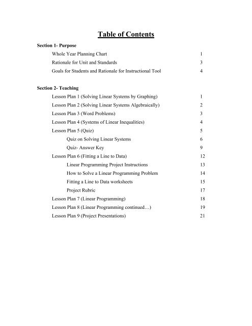 Lesson Plan 3 - Franklin College