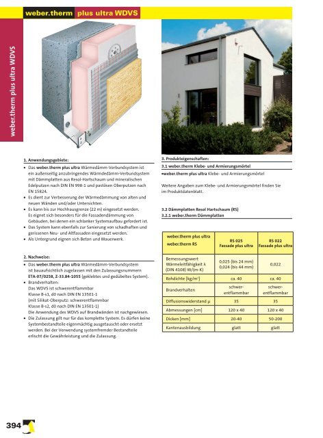 weber.therm plus ultra WDVS w eber.therm plus ... - bei Franken Maxit