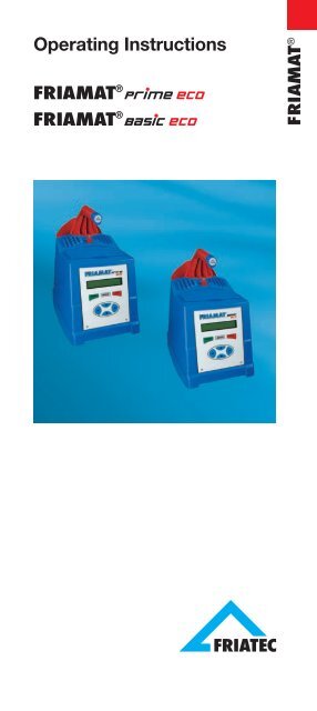 FRIAMAT prime eco, basic eco - Friatec