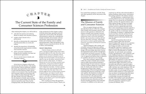 The Current State of the Family and Consumer Sciences Profession