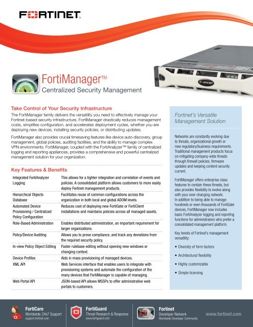 FortiManager-VM - Fortinet