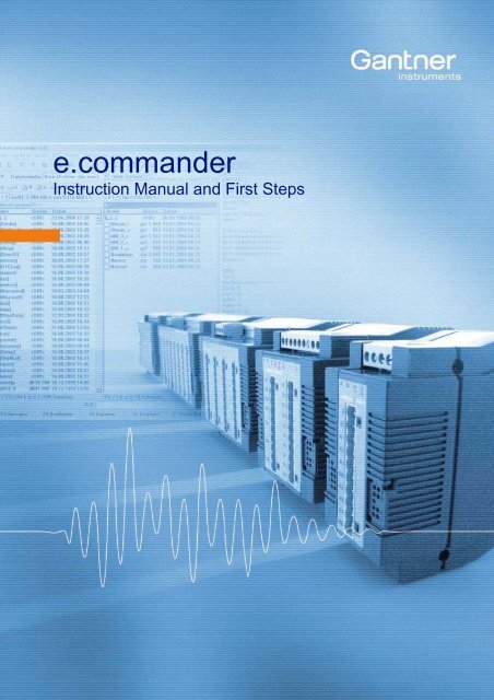 e.commander - Gantner Environment