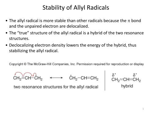 Allylic Radical