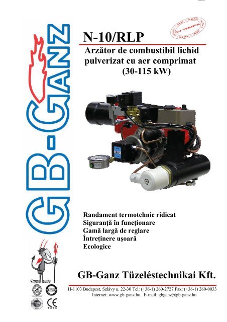 Prospect N-10/RLP.pdf - GB-Ganz Romania Termotehnica SRL