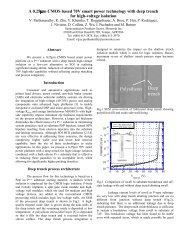 A Deep Trench Isolation integrated in a 0.13um BiCD process ...