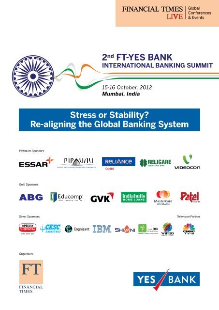 Stress or Stability? Re-aligning the Global Banking System - FT Live