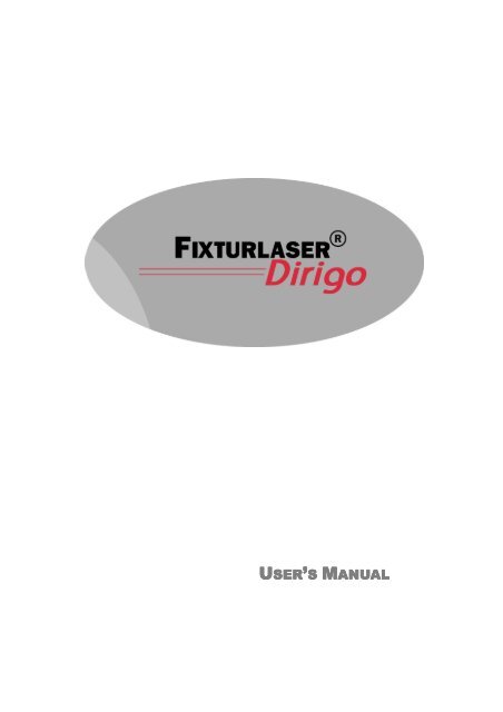 Fixturlaser Dirigo Product Manual