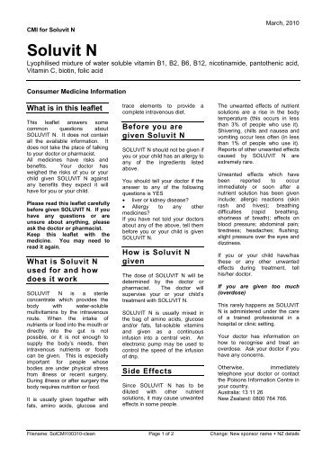 Addamel N, Solution for infusion - Medsafe