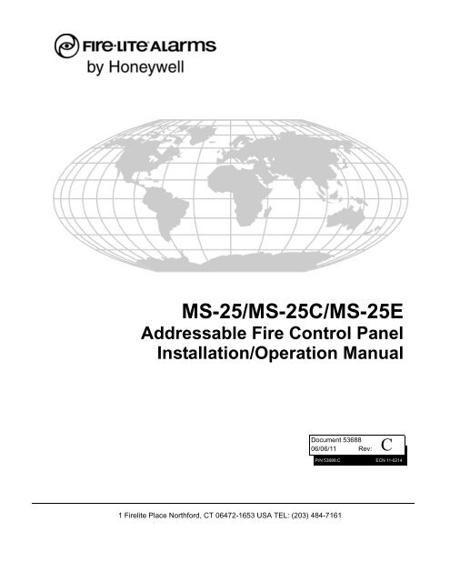 MS-25 Manual - Fire-Lite Alarms