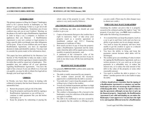 Reaffirmation Agreements: Guide & Flowcharts