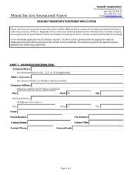 Badge Application - San Jose International Airport (SJC)