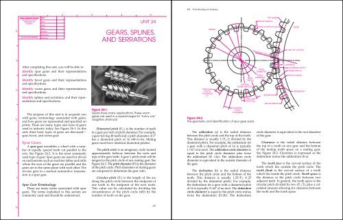 GEARS, SPLINES, AND SERRATIONS - Goodheart-Willcox
