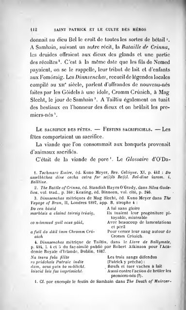 112 SAINT PATRICK ET LE C 112 SAINT PATRICK ET LE C