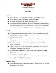 Nutritional Information - Firehouse Subs