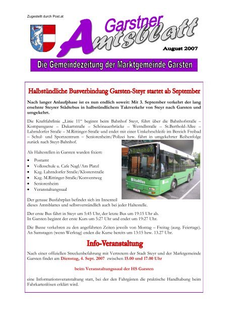 Datei herunterladen - .PDF - Garsten