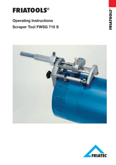 Scraper Tool FWSG 710 S - Friatec