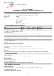 safety data sheet no nonsense intumescent acrylic sealant