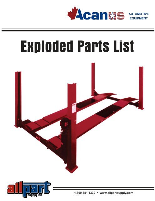 ACANUS PARTS BREAKDOWNS.pdf - Flamingo Shop Serv