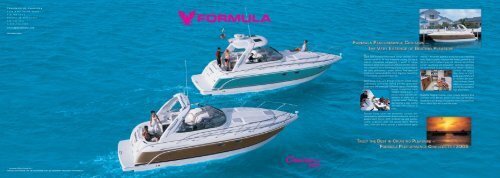 2005 Formula Cruiser Brochure - Formula Boats
