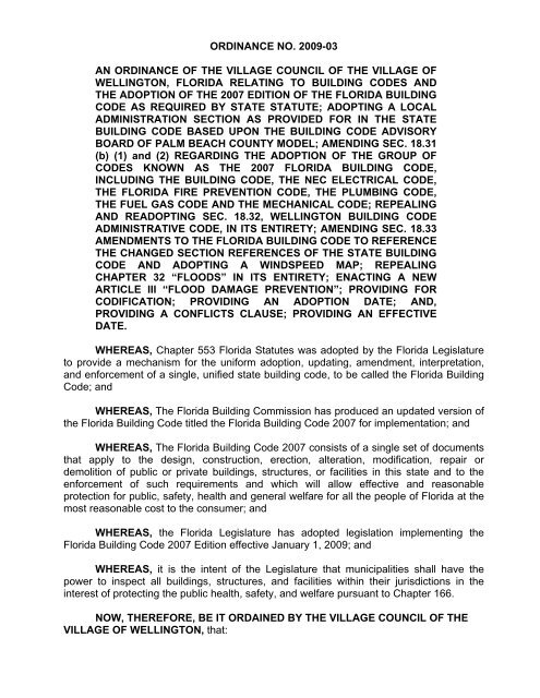 Fl Building Code By State
