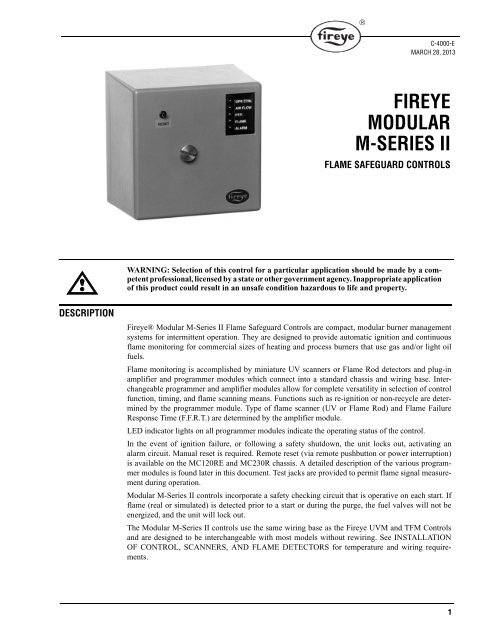 C-4000-E - Fireye Inc.