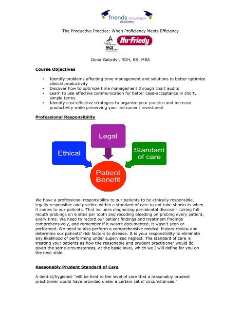 The Productive Practice – When Proficiency Meets Efficiency Notes