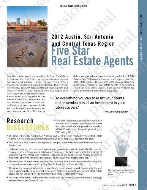 Five Star real estate agents - Five Star Professional