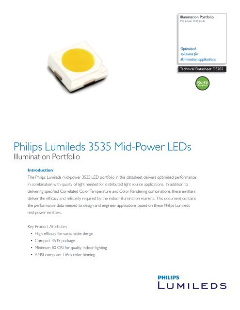 Philips Lumileds 3535 Mid-Power LEDs - Future Lighting Solutions