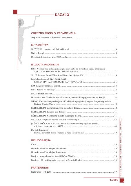pdf format - Franjevačka provincija Presvetog Otkupitelja