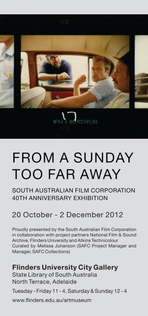 Public Programs Flyer - Flinders University