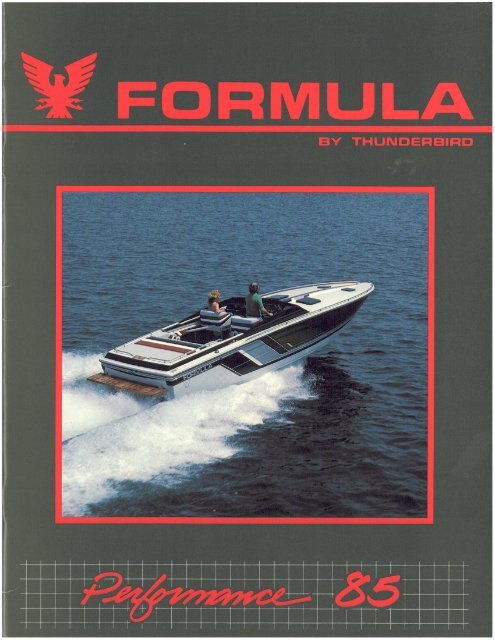 1985 Formula Performance Brochure.pdf - Formula Boats