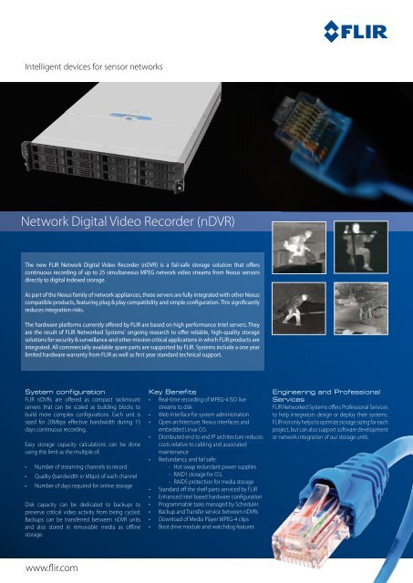 Network Digital Video Recorder (nDVR) - Flir Systems