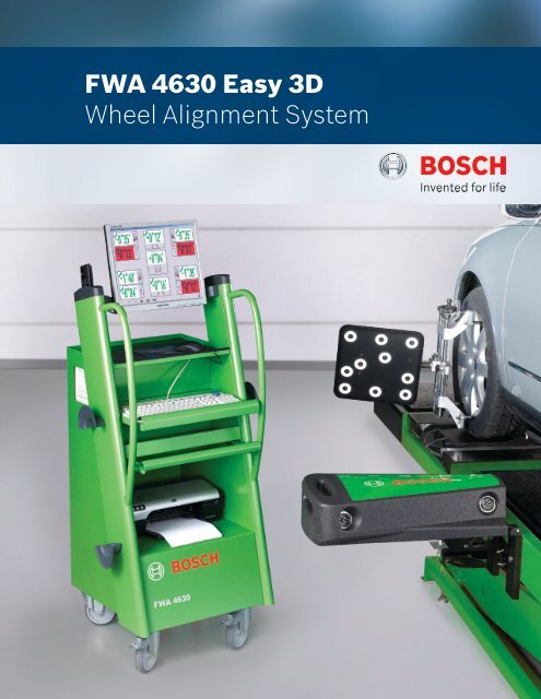 FWA 4630 Easy 3D Wheel Alignment System - Flamingo Shop Serv