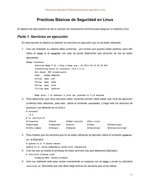 Practicas Básicas de Seguridad en Linux