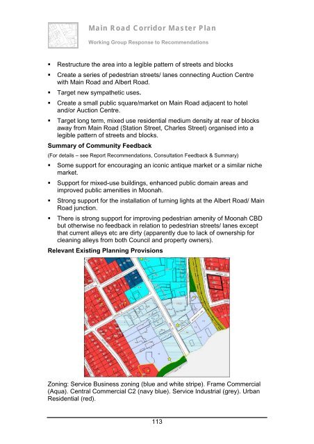 Main Road Corridor Master