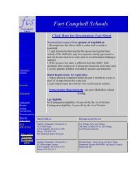 FC FORM 2635 FIREARMS REGISTRATION - Fort Campbell MWR