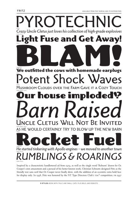 PYROTECHNIC - Font Bureau