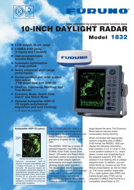 1832 Brochure - Furuno USA