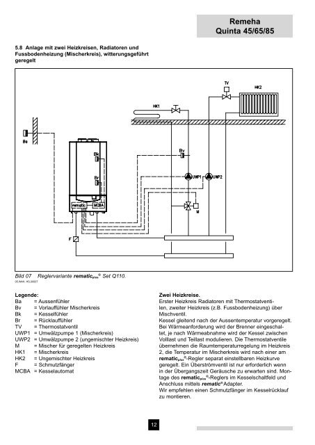 5.8 Anlage mit zwei Heizk