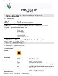 SAFETY DATA SHEET EST-EEM - Evans Vanodine International plc