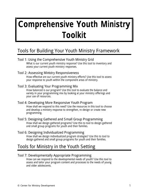 Comprehensive Youth Ministry Toolkit - Flocknote