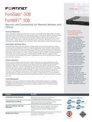 FortiGate 80C Datasheet - Fortinet