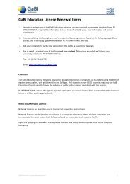 GaBi Education - GaBi Software