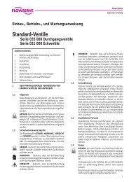 API 610 (VS1) Vertical Line Shaft Multistage Process ... - Flowserve