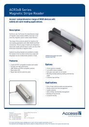 OCR322/323 OCR Document Reader Operation ... - Access IS