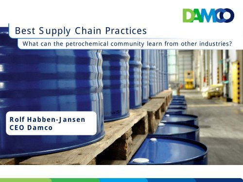 CONSIGNEE DRIVEN - GPCA Supply Chain Conference