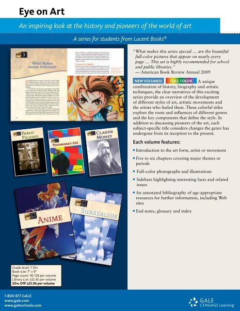 Eye on Art - Gale - Cengage Learning