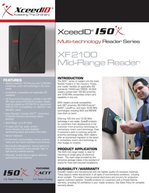 XF 2100 - Galaxy Control Systems